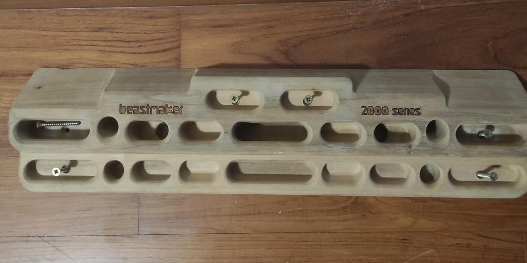 Hangboard Beastmaker 2000, Sports Equipment, Exercise & Fitness, Toning ...