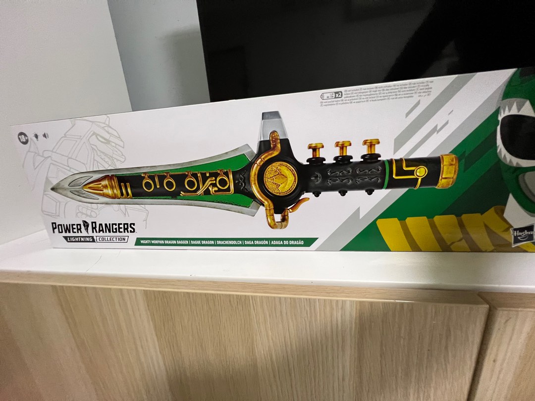 Hasbro Power Rangers Lightning Collection Green Ranger Dragon Dagger ...