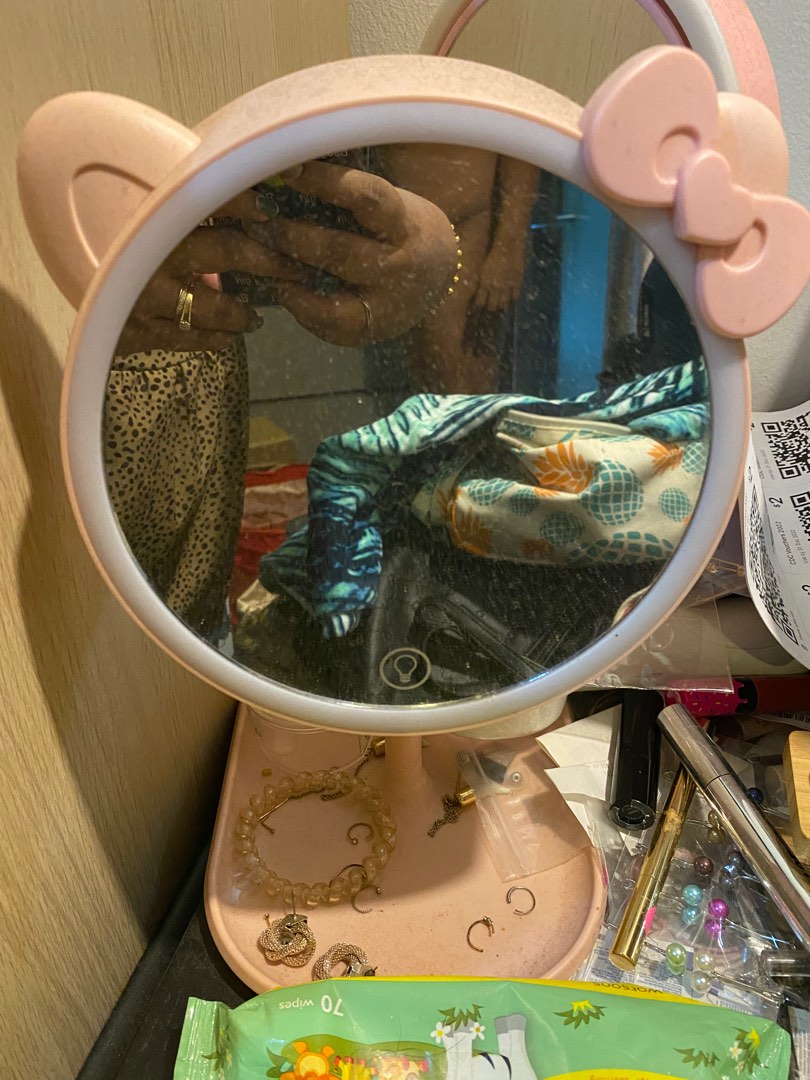 Hello Kitty Vanity Mirror, Furniture & Home Living, Home Decor, Mirrors ...