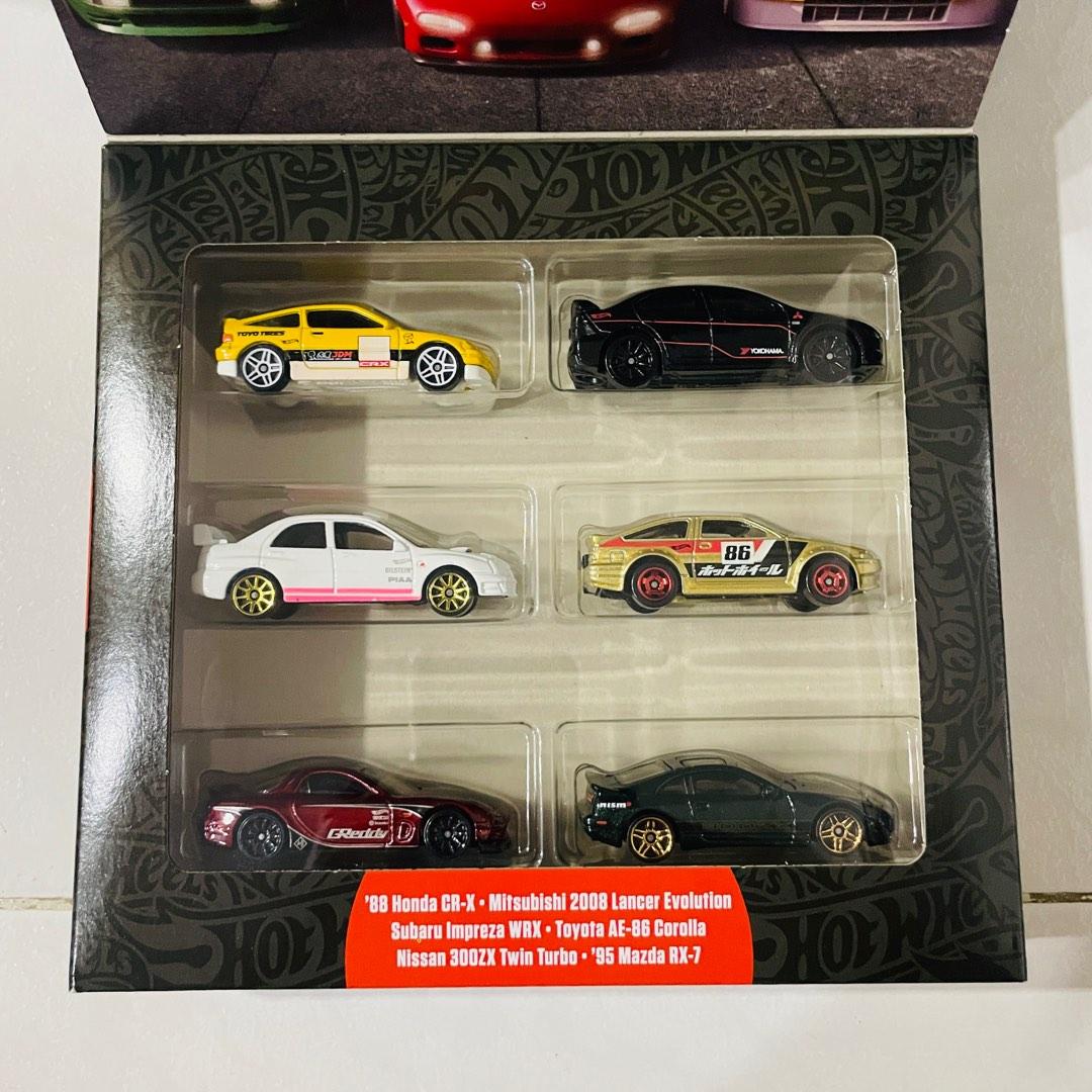 Hot Wheels - JDM 6 Vehicle Set, Hobbies & Toys, Toys & Games on Carousell