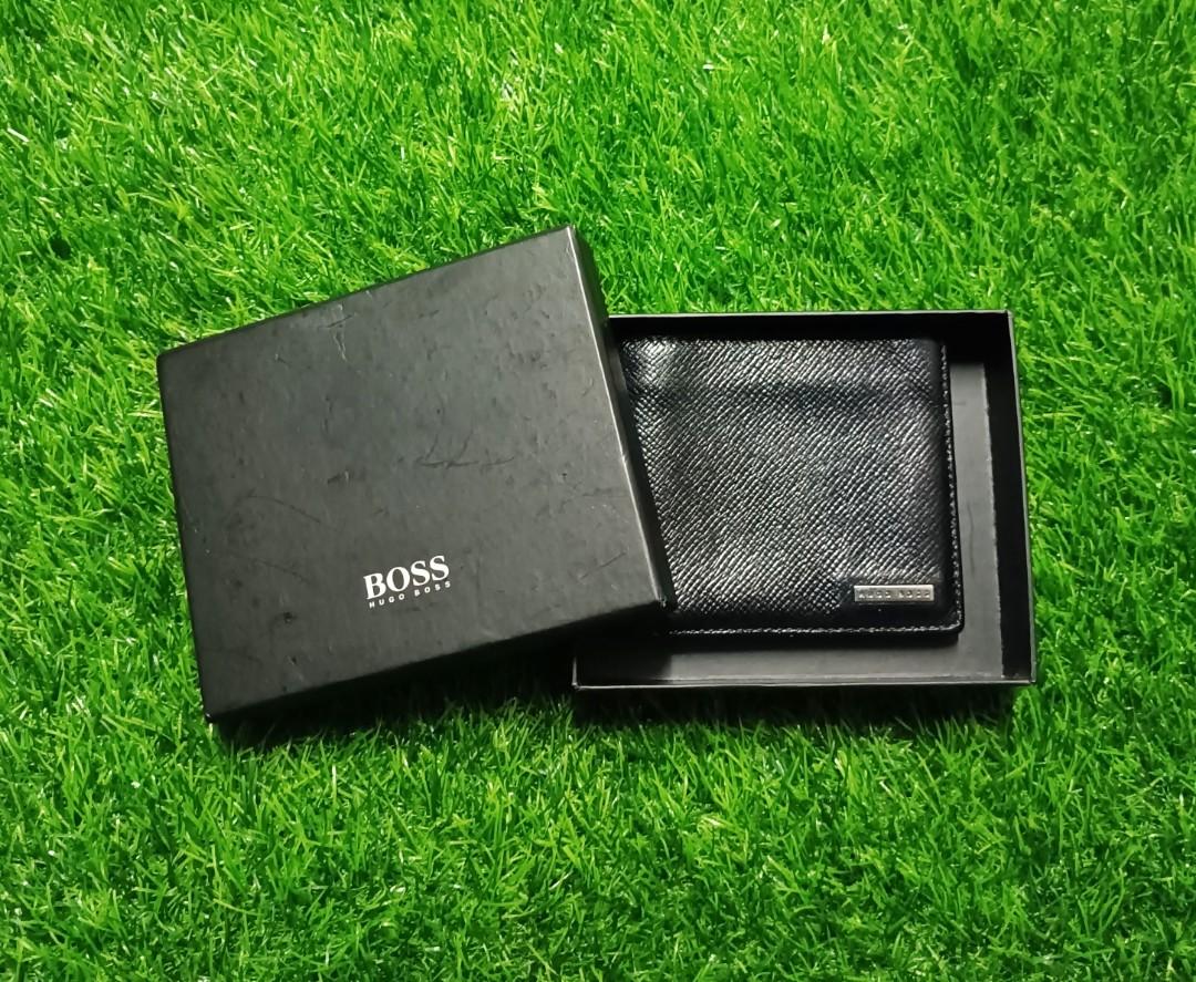 HUGO BOSS ORIGINAL LEATHER WALLET AUTHENTIC, Men's Fashion, Watches ...