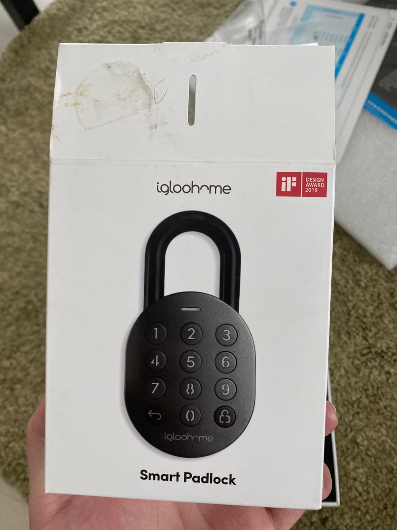 Igloo home Smart Padlock, Furniture & Home Living, Security & Locks ...