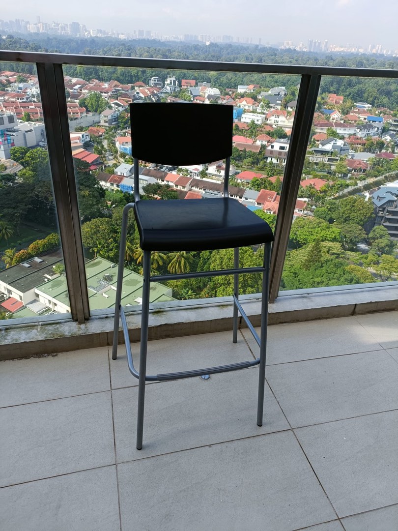 IKEA Bar stool (high-rise Chair), Furniture & Home Living, Furniture ...