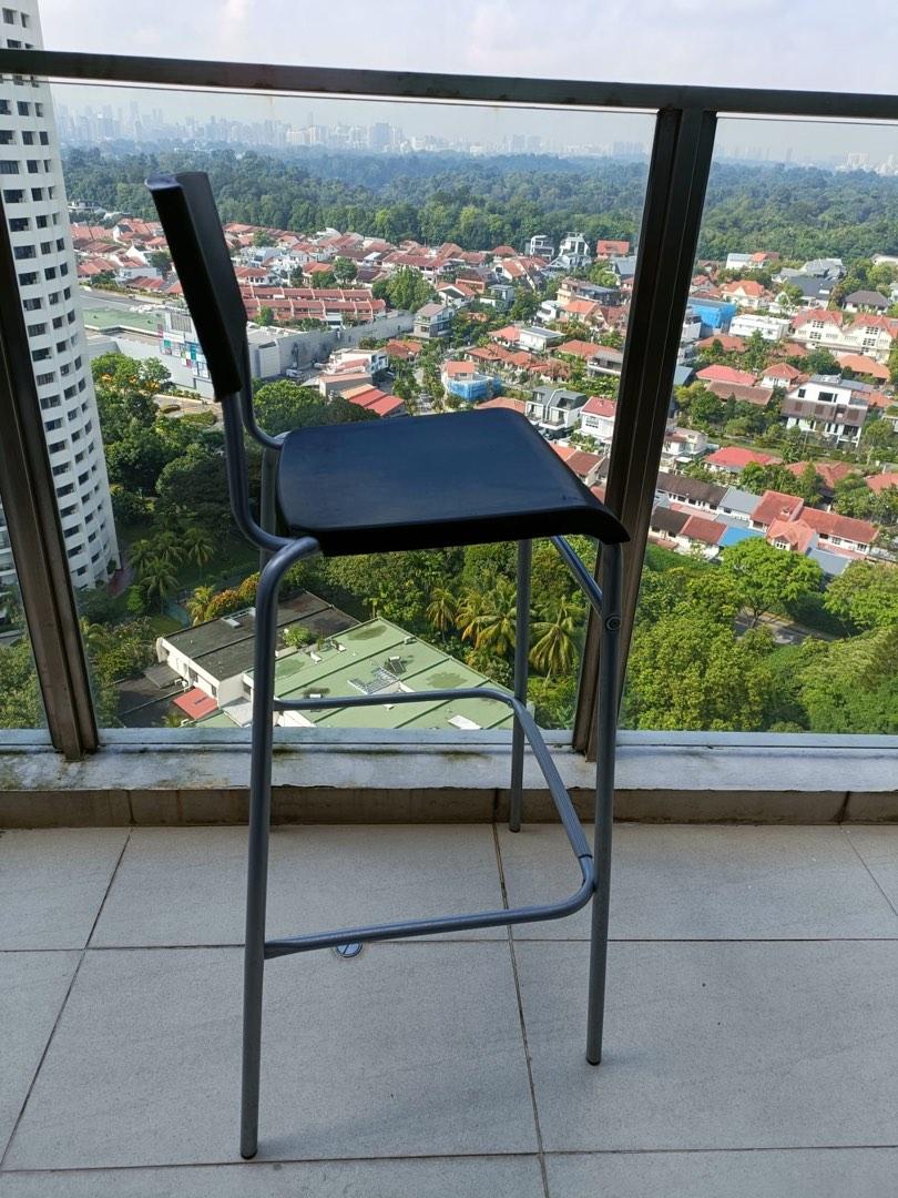 IKEA Bar stool (high-rise Chair), Furniture & Home Living, Furniture ...