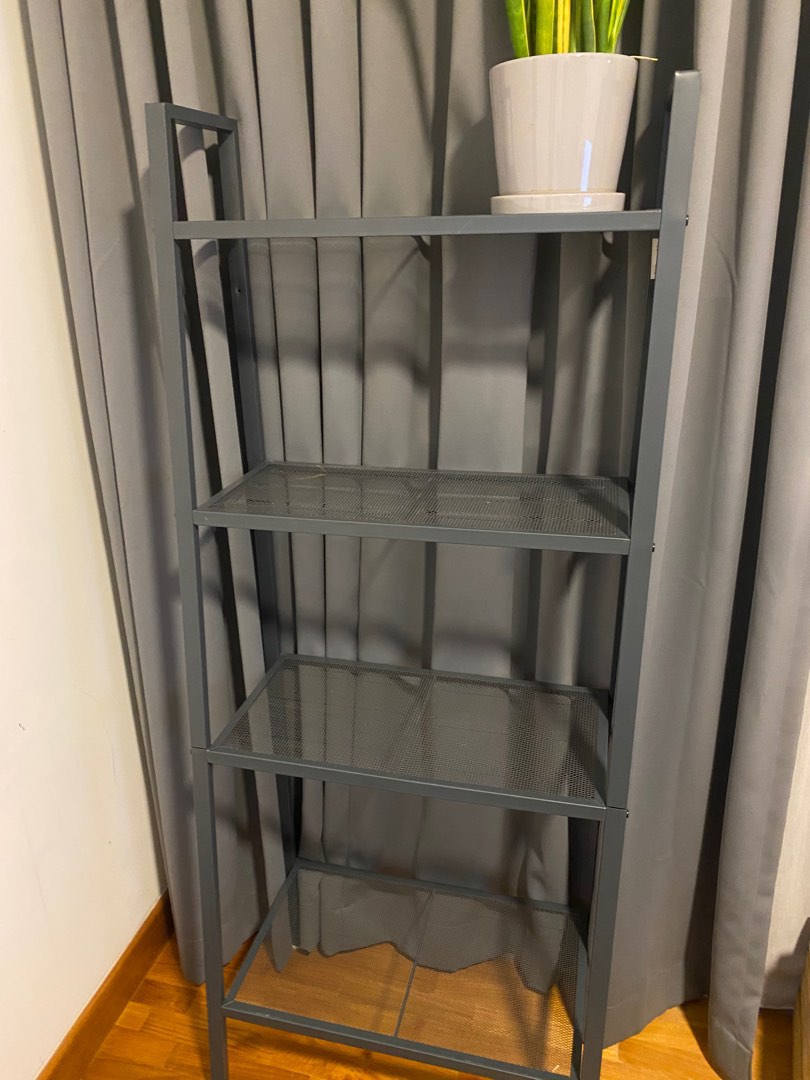 Ikea Lerberg Shelf Unit Dark Grey, Furniture & Home Living, Furniture ...