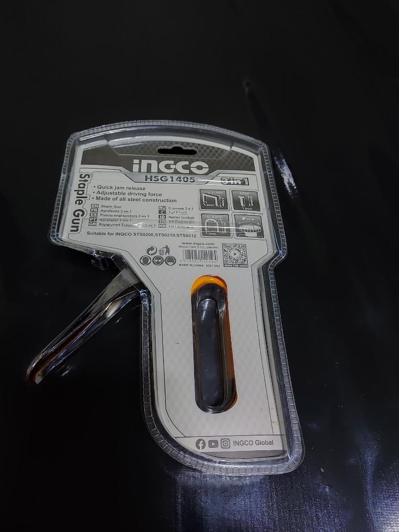 Ingco 3 in 1 Heavy Duty Staple Gun Tacker ( HSG1405), Commercial ...