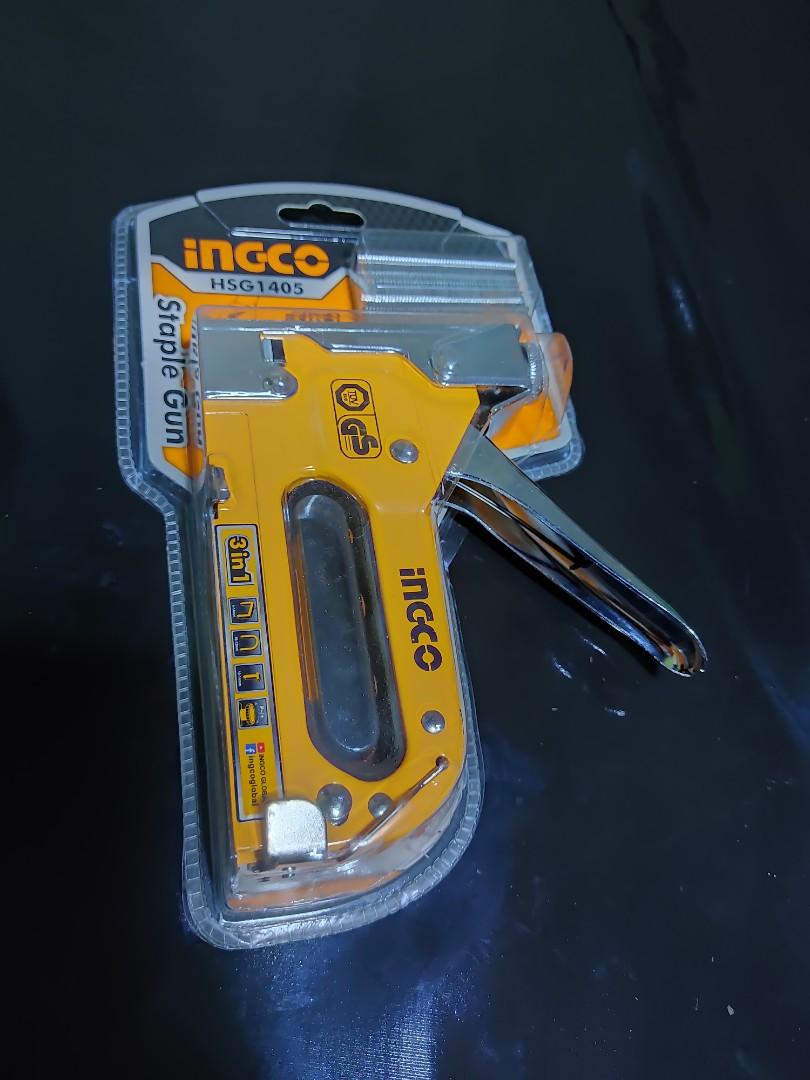 Ingco 3 in 1 Heavy Duty Staple Gun Tacker ( HSG1405), Commercial ...