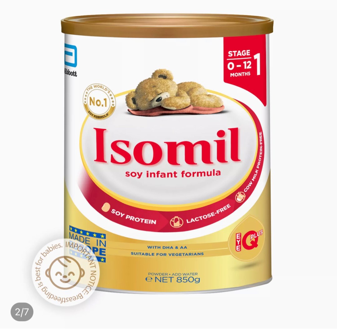 Isomil baby soy formula- sealed and brand new, Babies & Kids, Nursing ...