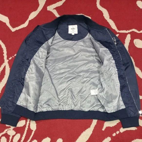 Jacket Bomber SWIB size L ( P : 68 x L : 59 ), Fesyen Pria, Pakaian ...