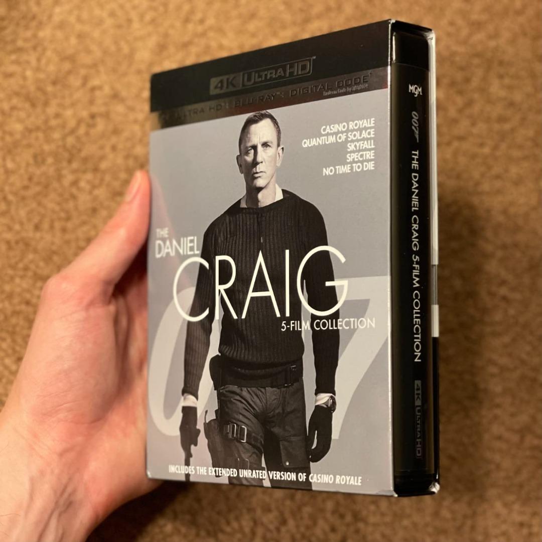 James Bond: The Daniel Craig 5-Film Collection (4K Ultra HD + Blu-ray ...