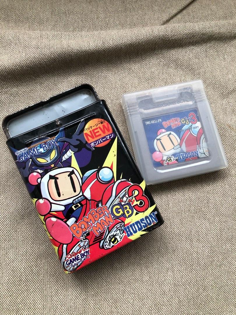 Japan Hudson Nintendo Game Boy GB Bomberman GB3 Tin Case Can ...