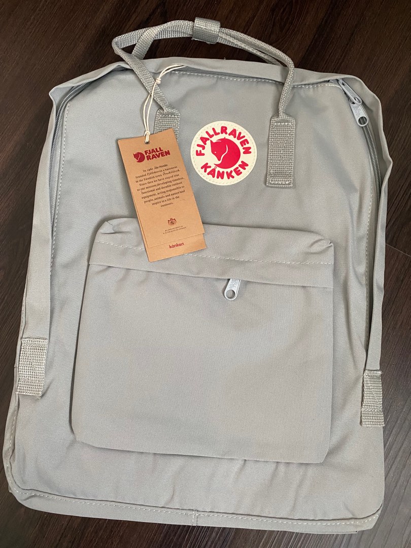 Kanken Large backpack (Fog colour), Women's Fashion, Bags & Wallets ...
