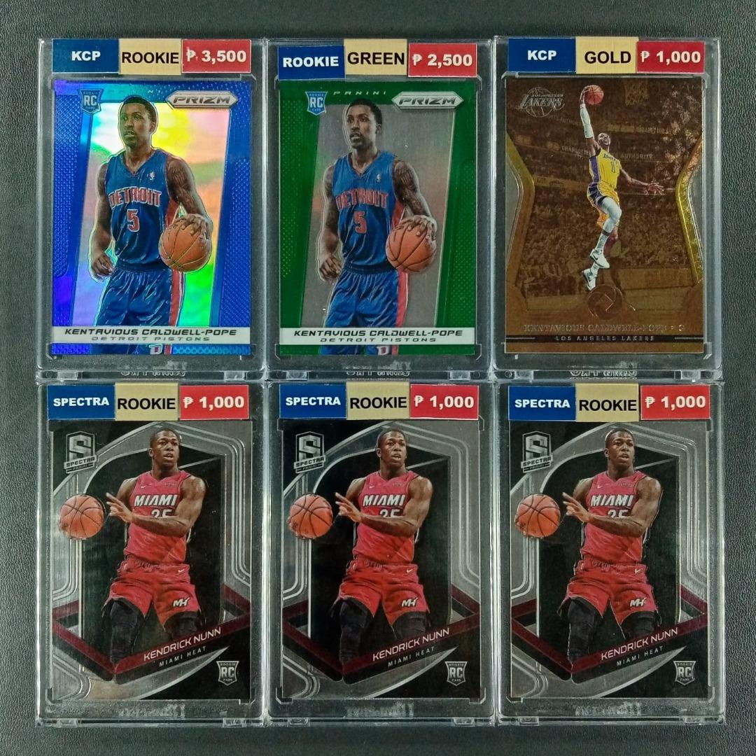 KCP and Kendrick Nunn Rookie NBA Cards with Free Magnetic Case, Hobbies ...