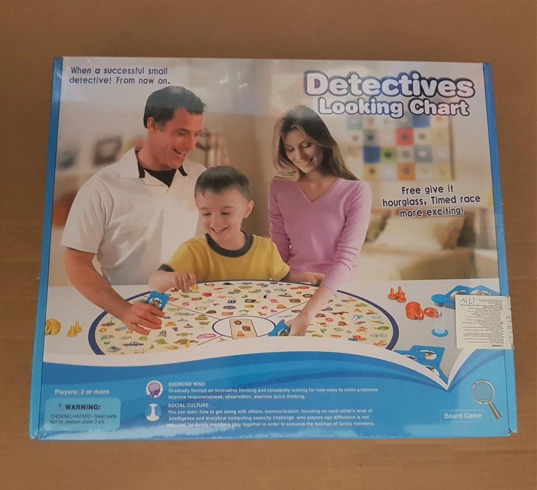 Kidmoro Detective Looking Chart Board Games, Family Time, Train ...