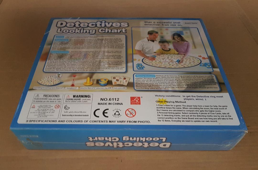 Kidmoro Detective Looking Chart Board Games, Family Time, Train ...