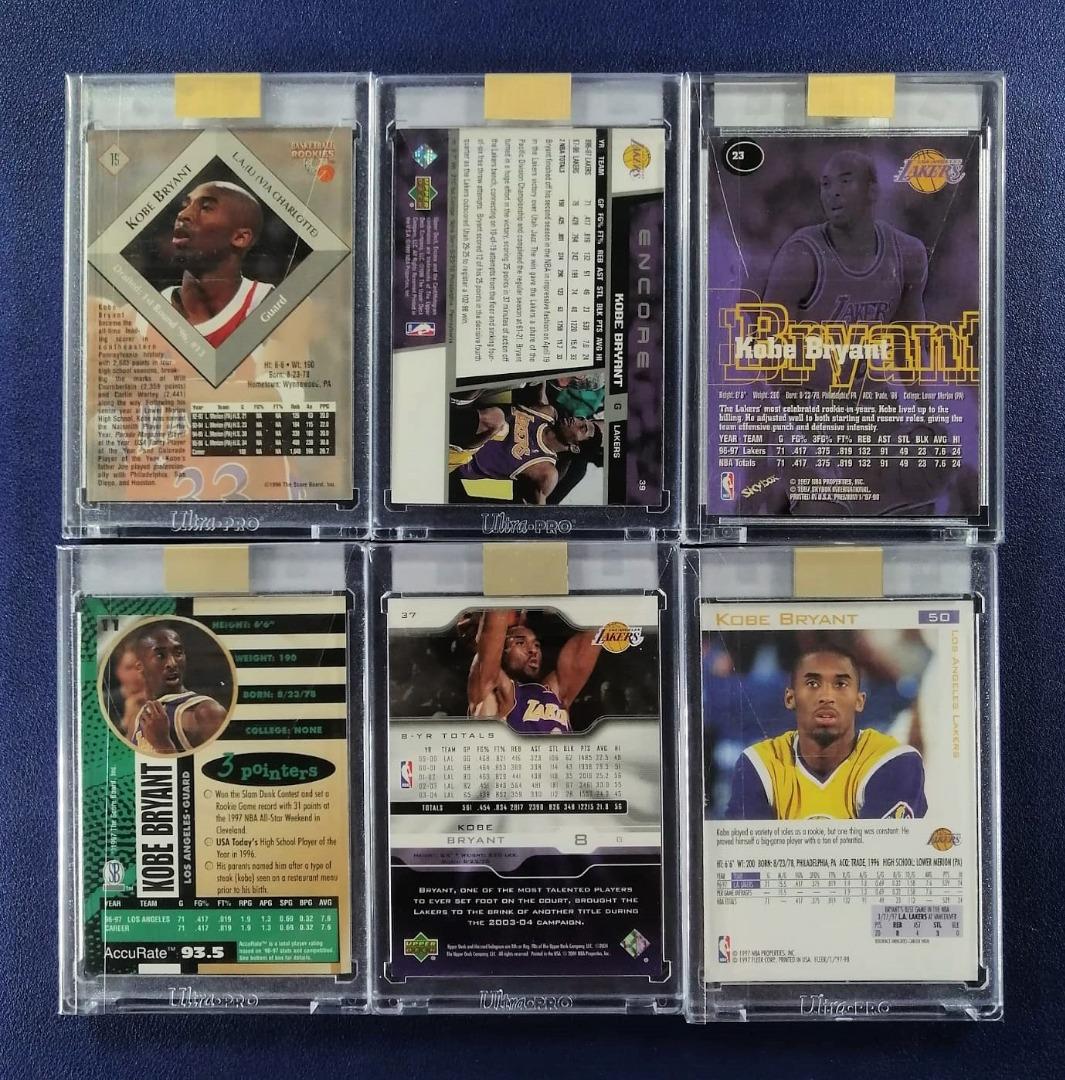 Kobe Bryant NBA Cards with Free Magnetic Case1, Hobbies & Toys, Toys ...