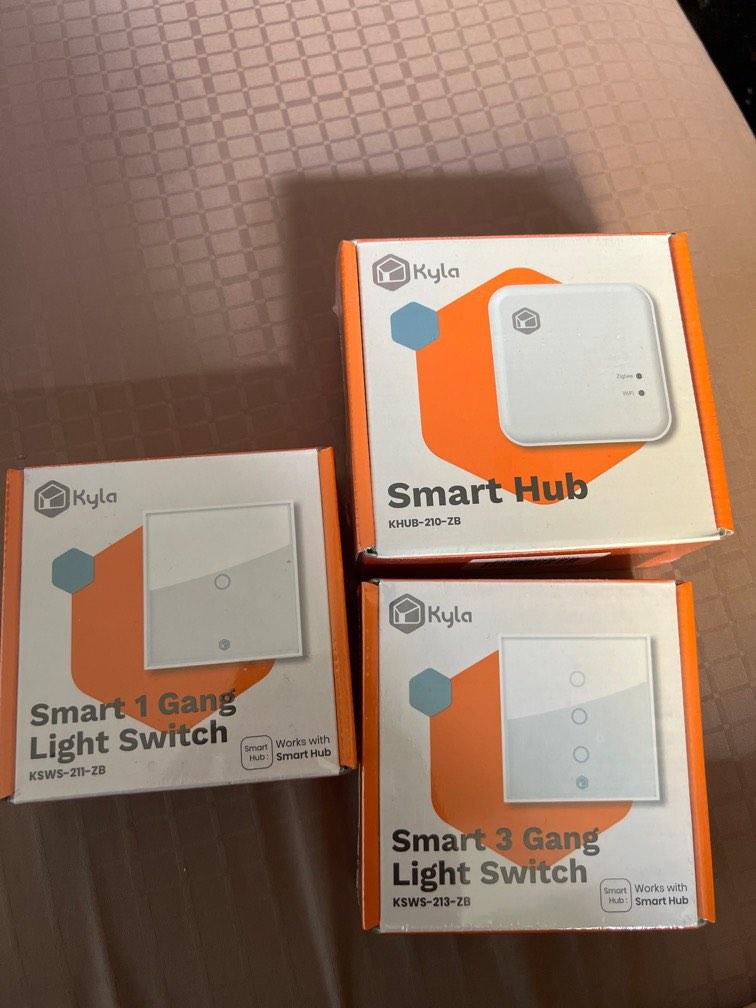 KYLA SMART HUB & GANG LIGHT SWITCH, Computers & Tech, Parts ...
