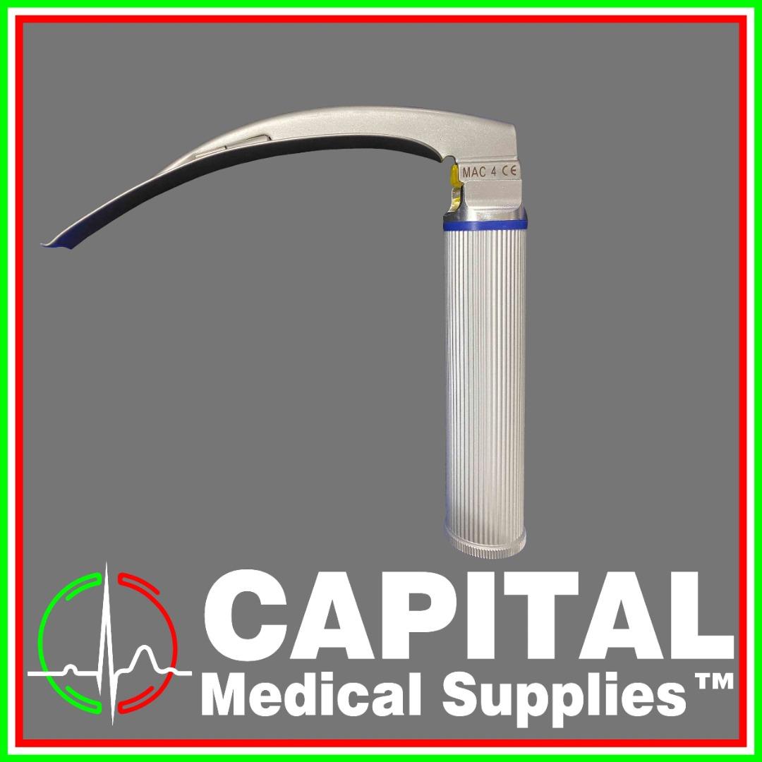 Laryngoscope Set, Stainless Steel Throat Detection Tool Adult Children ...