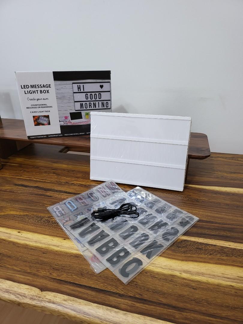 LED MESSAGE LIGHT BOX, Hobbies & Toys, Stationery & Craft, Occasions ...