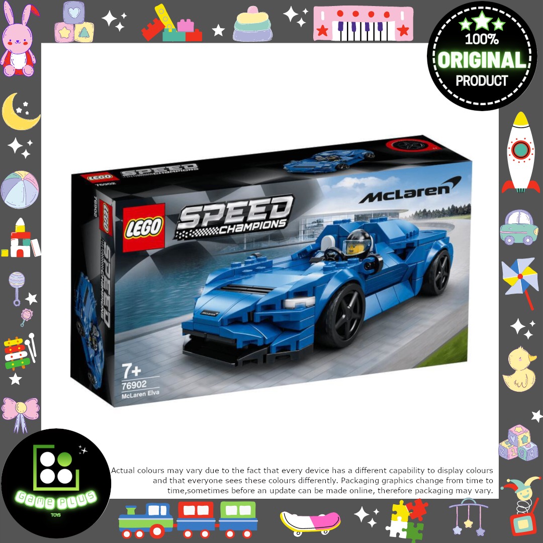 LEGO Speed Champions 76902 McLaren Elva, Hobbies & Toys, Toys & Games ...