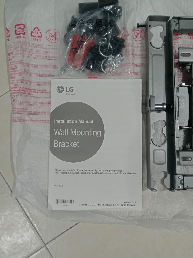 LG EZ SLIM WALL MOUNT, OLW480B, TV & Home Appliances, TV ...