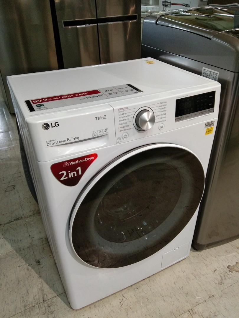 LG WASHING MACHINE FRONT LOAD 2IN1, TV & Home Appliances, Washing Machines and Dryers on Carousell