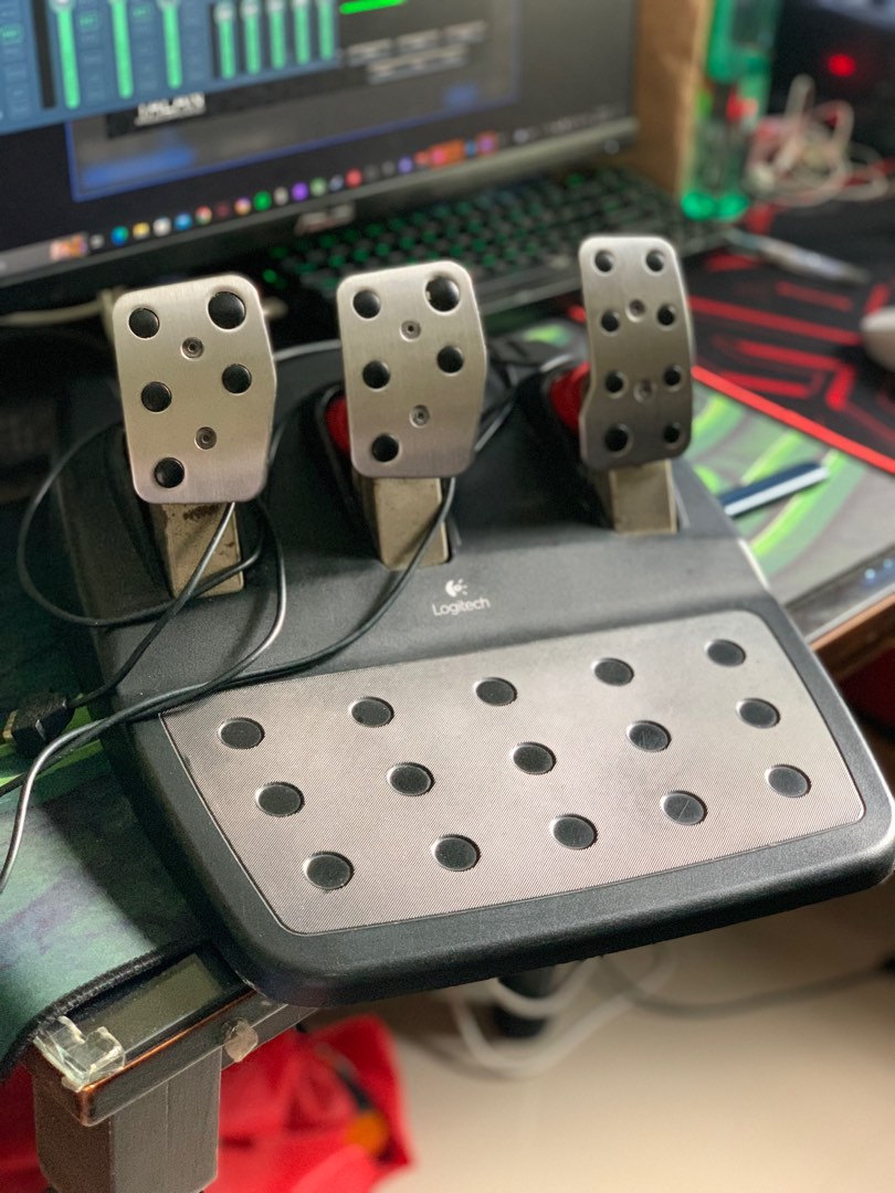 LOGITECH G27 Racing Wheel, Video Gaming, Video Game Consoles ...