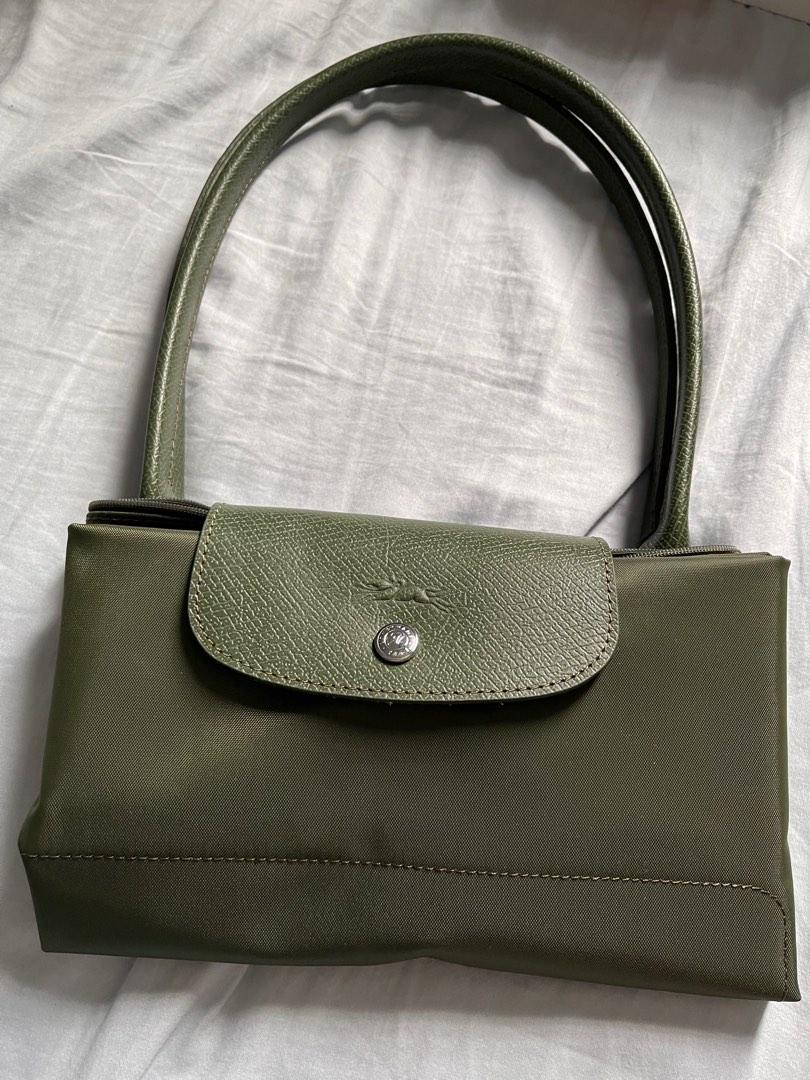 Longchamp Green le pliage Large olive green shopper, Luxury, Bags ...