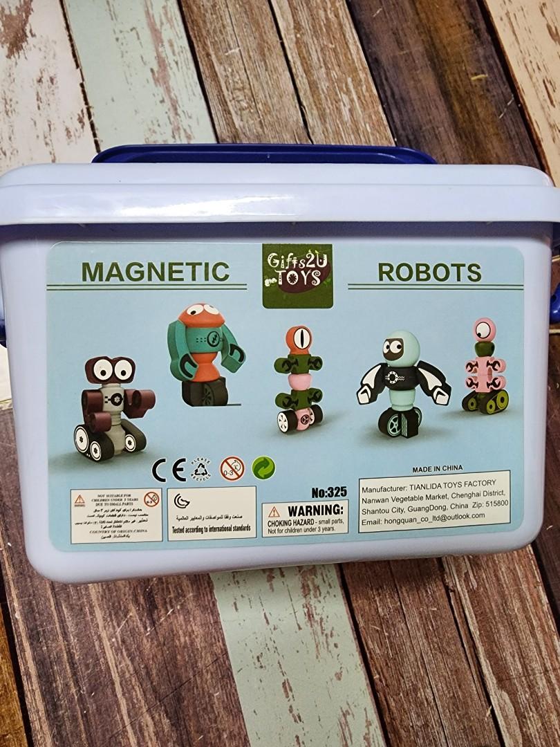 Magnetic robots, Hobbies & Toys, Toys & Games on Carousell