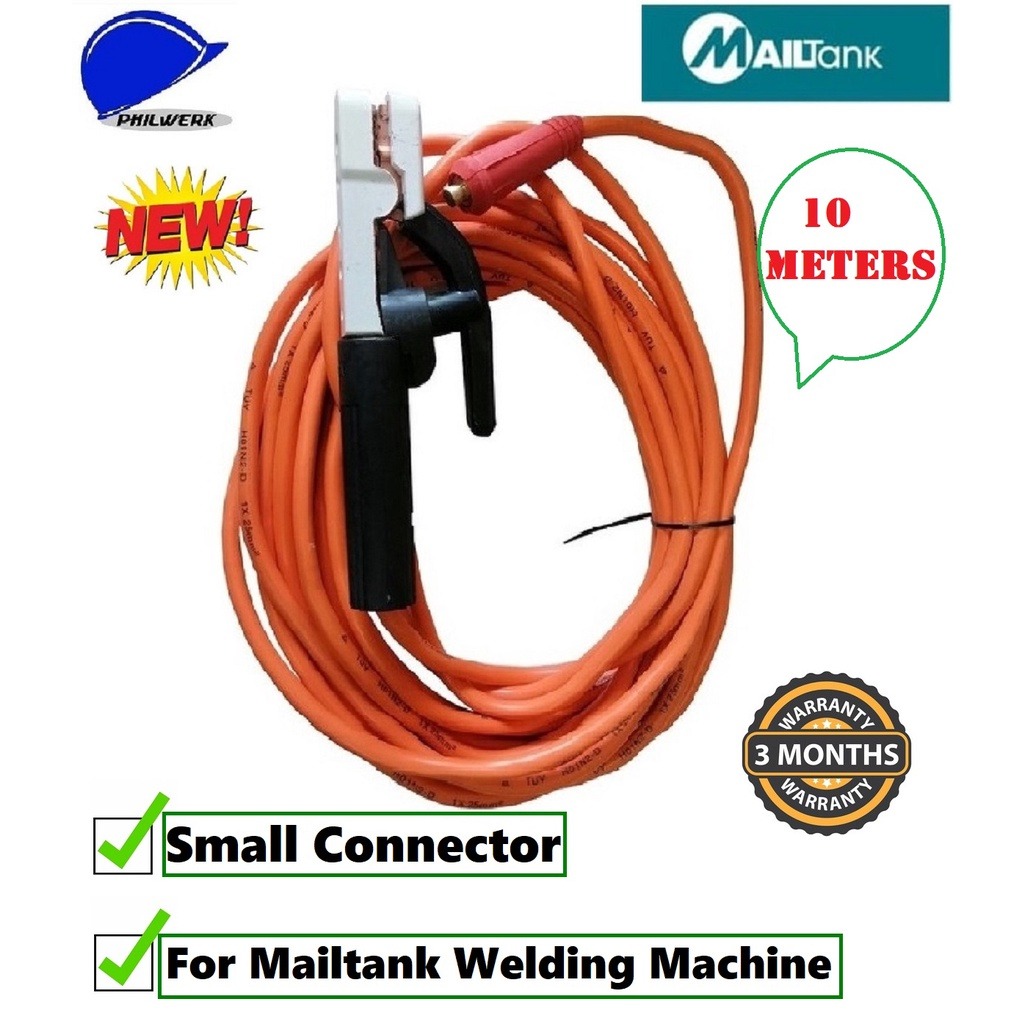 MAILTANK 10 Meters Welding Cable with Electrode Holder and Connector ...