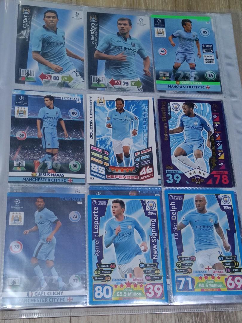 Manchester City FC Soccer Cards Collection Set, Hobbies & Toys ...