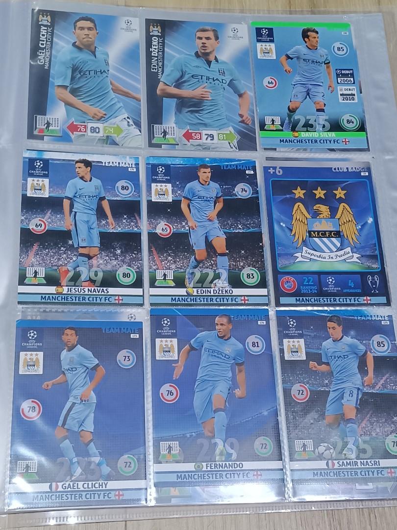 Manchester City FC Soccer Cards Collection Set, Hobbies & Toys ...