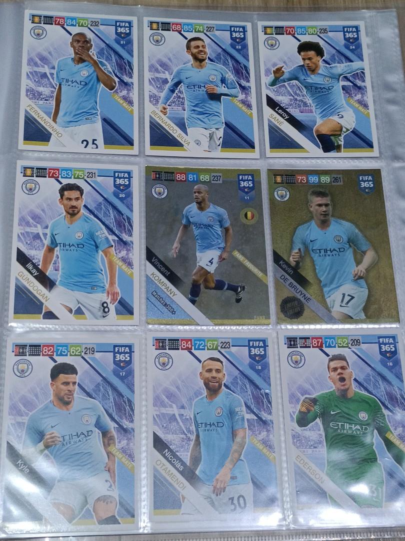 Manchester City FC Soccer Cards Collection Set, Hobbies & Toys ...