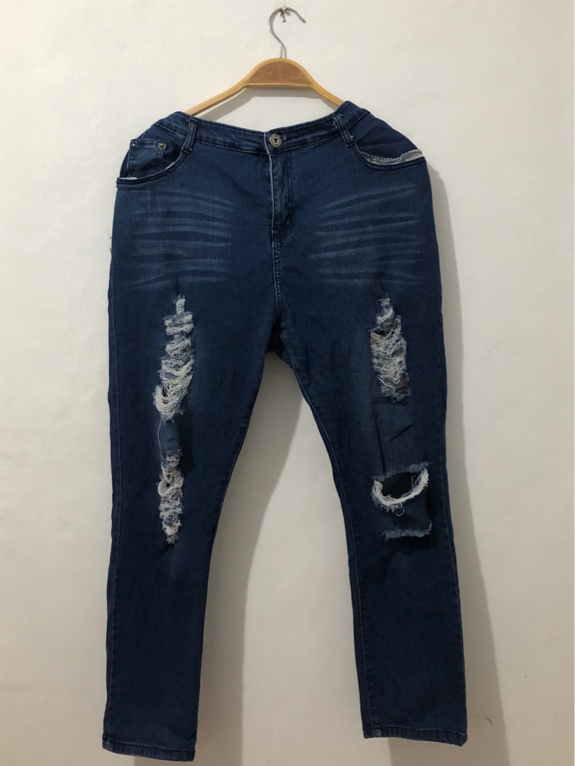 maong high waist pants, Women's Fashion, Bottoms, Jeans on Carousell