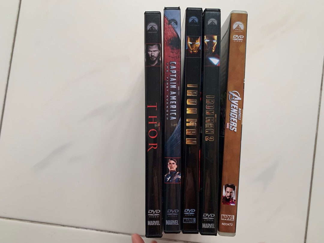 Marvel’s Avengers Phase 1 DVD (Captain America, Iron Man, Thor ...