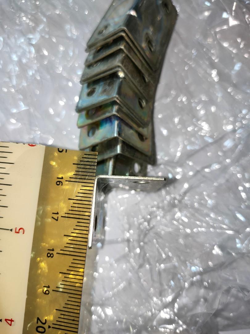 - Metal right angle iron brackets with 4 holes see photos for actual ...