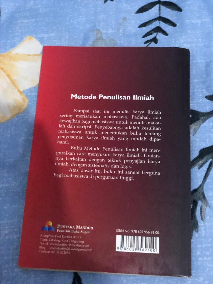 Metode Penulisan Ilmiah Zaenal Arifin, Buku & Alat Tulis, Buku di Carousell