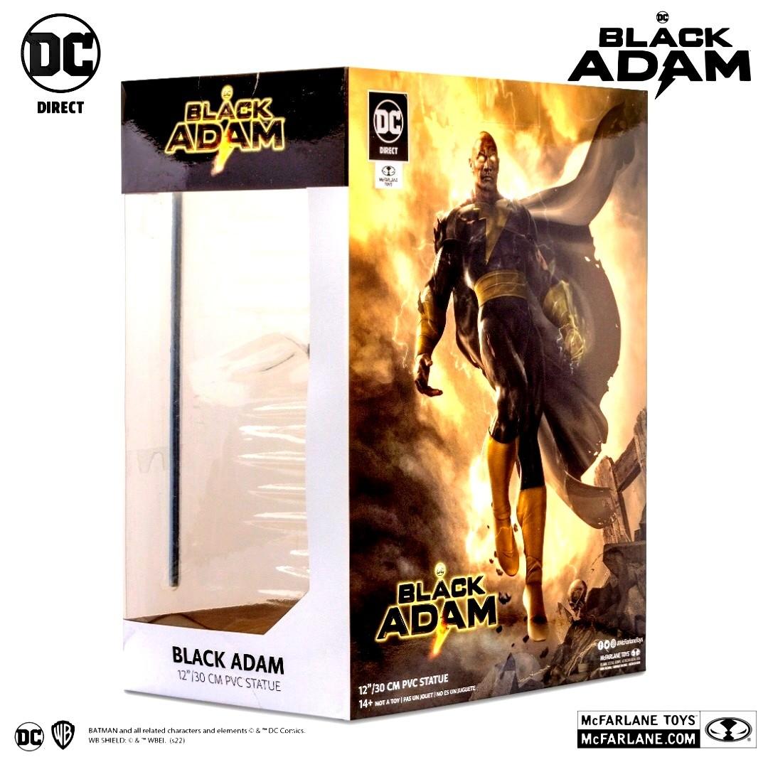 MISB DC Multiverse Direct Deluxe 12" Black Adam Statue By Jim Lee ...