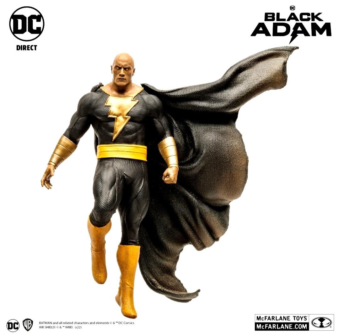 MISB DC Multiverse Direct Deluxe 12" Black Adam Statue By Jim Lee ...