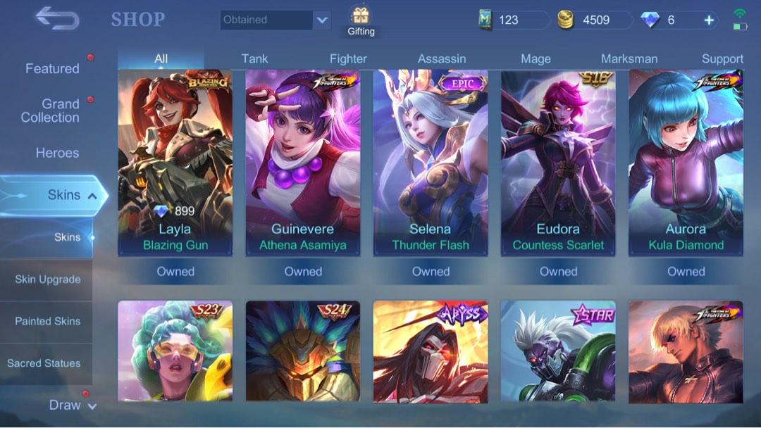 Mlbb,Moskov abyss,full kof squad(without Dyorth)and much more, Video ...