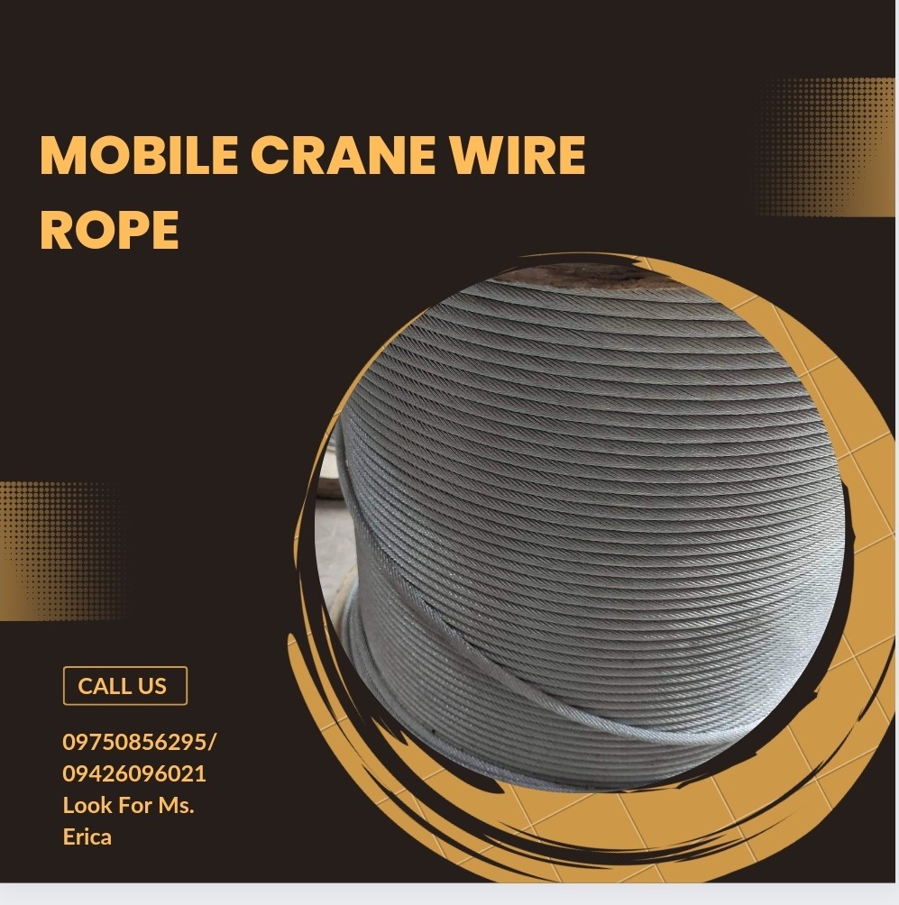 Mobile Crane Wire Rope, Commercial & Industrial, Construction Tools ...