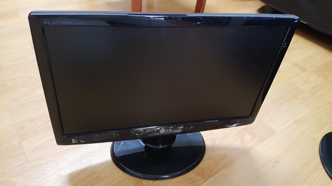 Monitor LG Flatron LCD W1943C-PF, Computers & Tech, Parts & Accessories ...