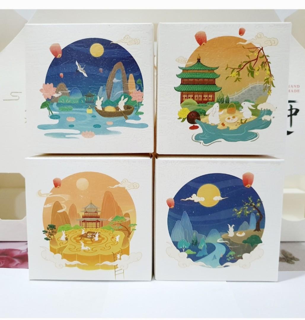 Mooncakes packaging, Food & Drinks, Homemade Bakes on Carousell