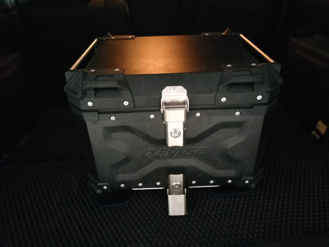 Motorcycle storage box, Motorcycles, Motorcycle Accessories on Carousell
