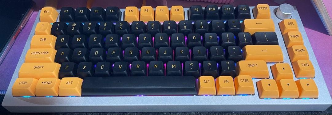 MSA Black and Gold Keycaps, Computers & Tech, Parts & Accessories ...