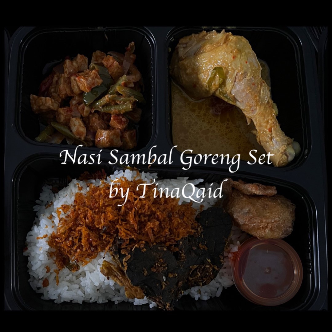 Nasi Sambal Goreng Bento Set, Food & Drinks, Rice & Noodles on Carousell