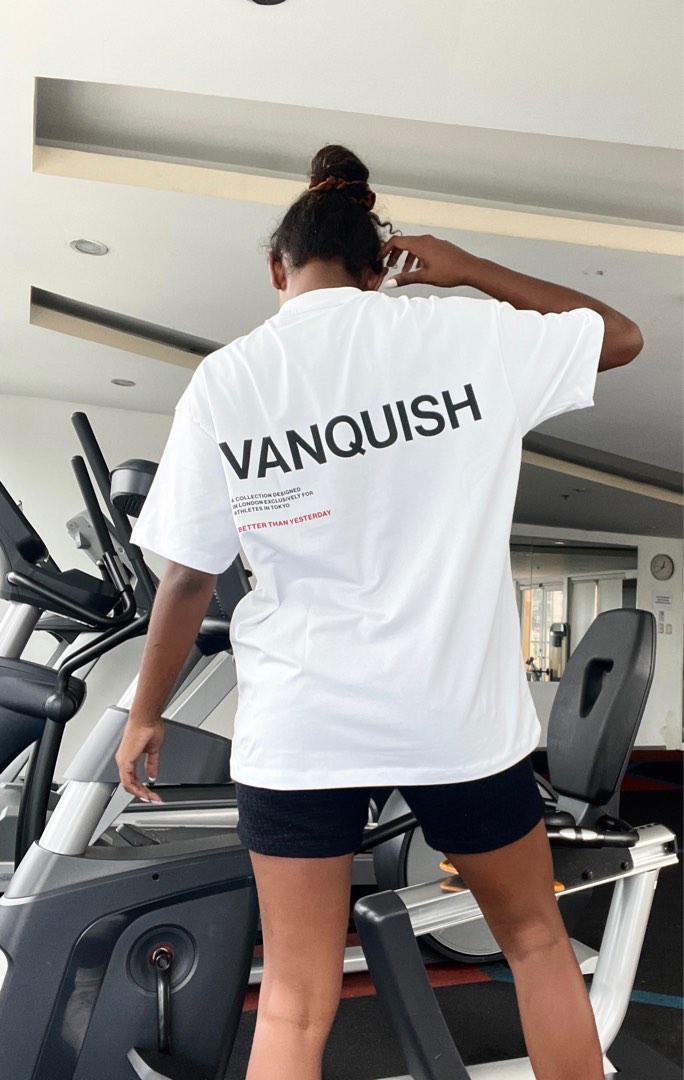 New Oversized Tshirt Vanquish Fitness, Women's Fashion, Tops, Shirts on Carousell