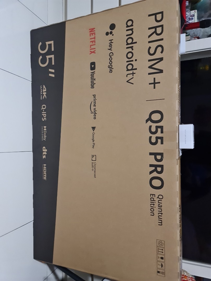 New unbox PRISM + Q55 PRO QUANTUM EDITION, TV & Home Appliances, TV ...