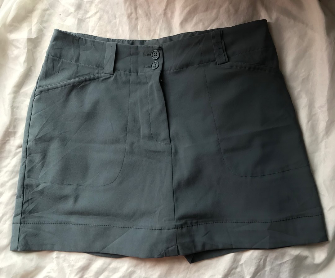 Nike Dark Gray Skort, Women's Fashion, Bottoms, Other Bottoms on Carousell