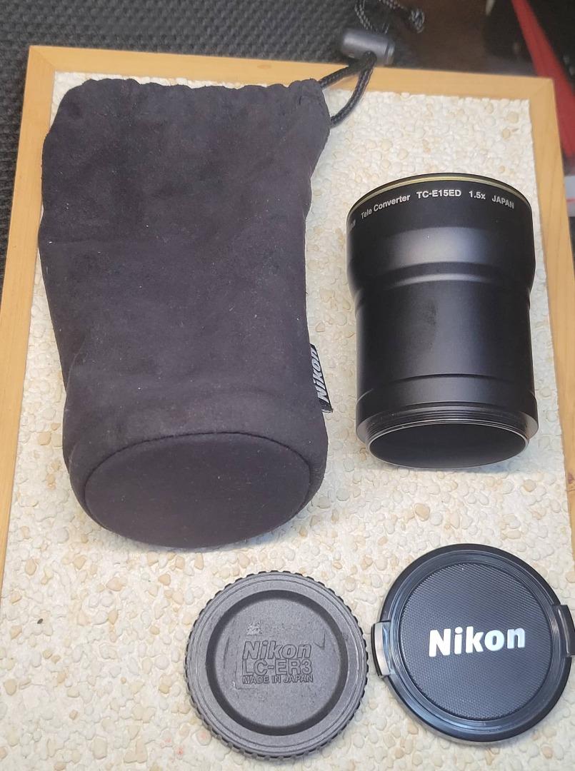 Nikon Tele Converter TC-E15ED 1.5x Lens, Photography, Cameras on Carousell